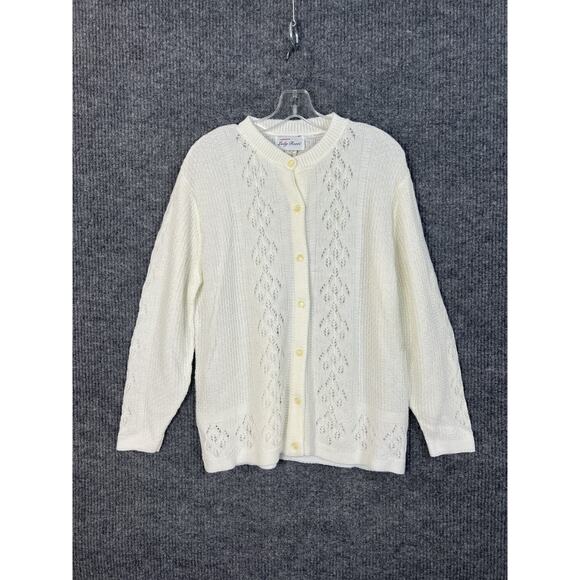 Lady Ronte | Sweaters | Vintage Lady Ronte Cardigan Sweater Womens Xl ...